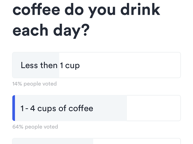 Poll Interaction by Mohammad Shehbaaz on Dribbble