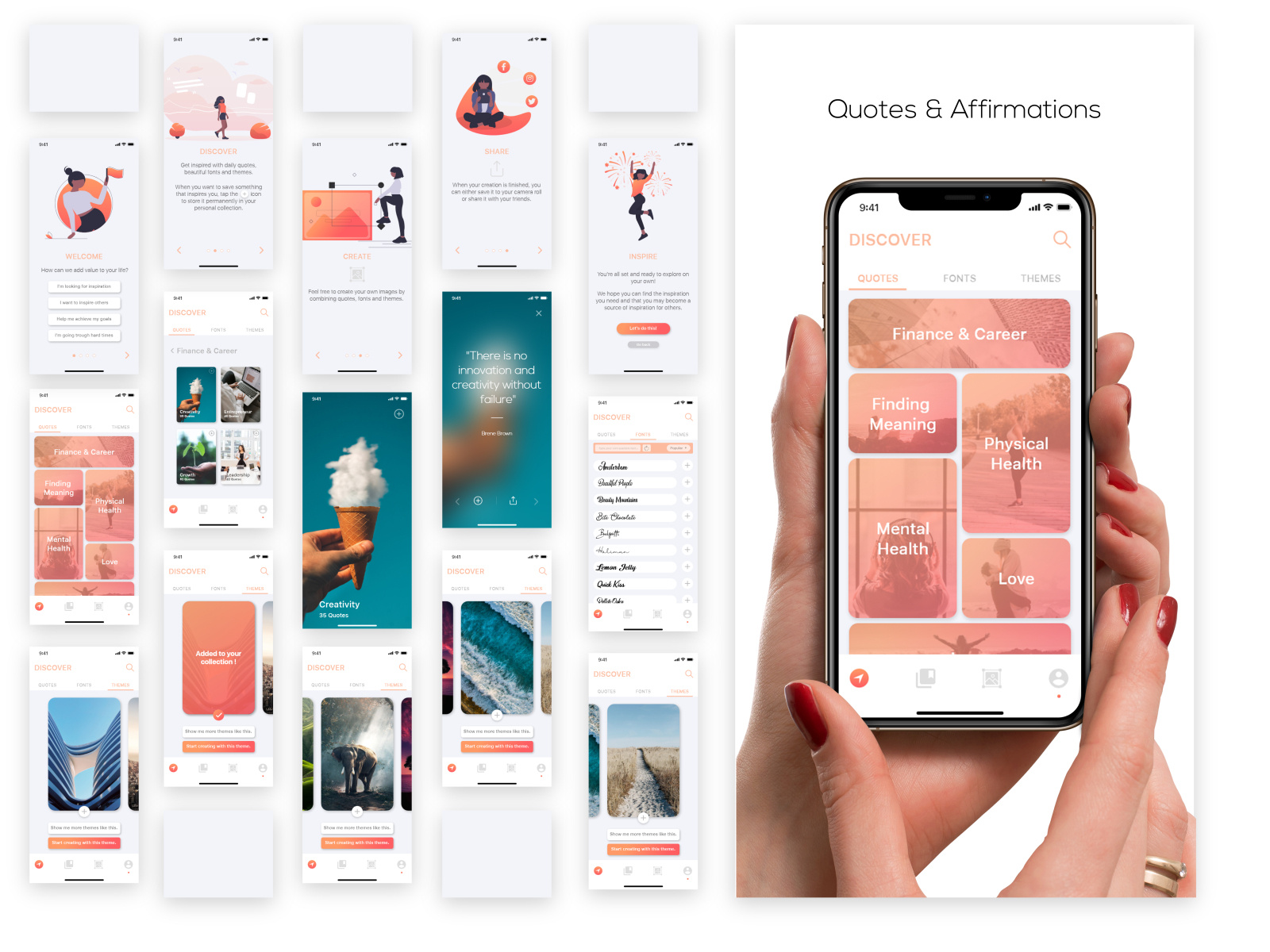 Quotes App Design by Nicholas Van Beylen on Dribbble