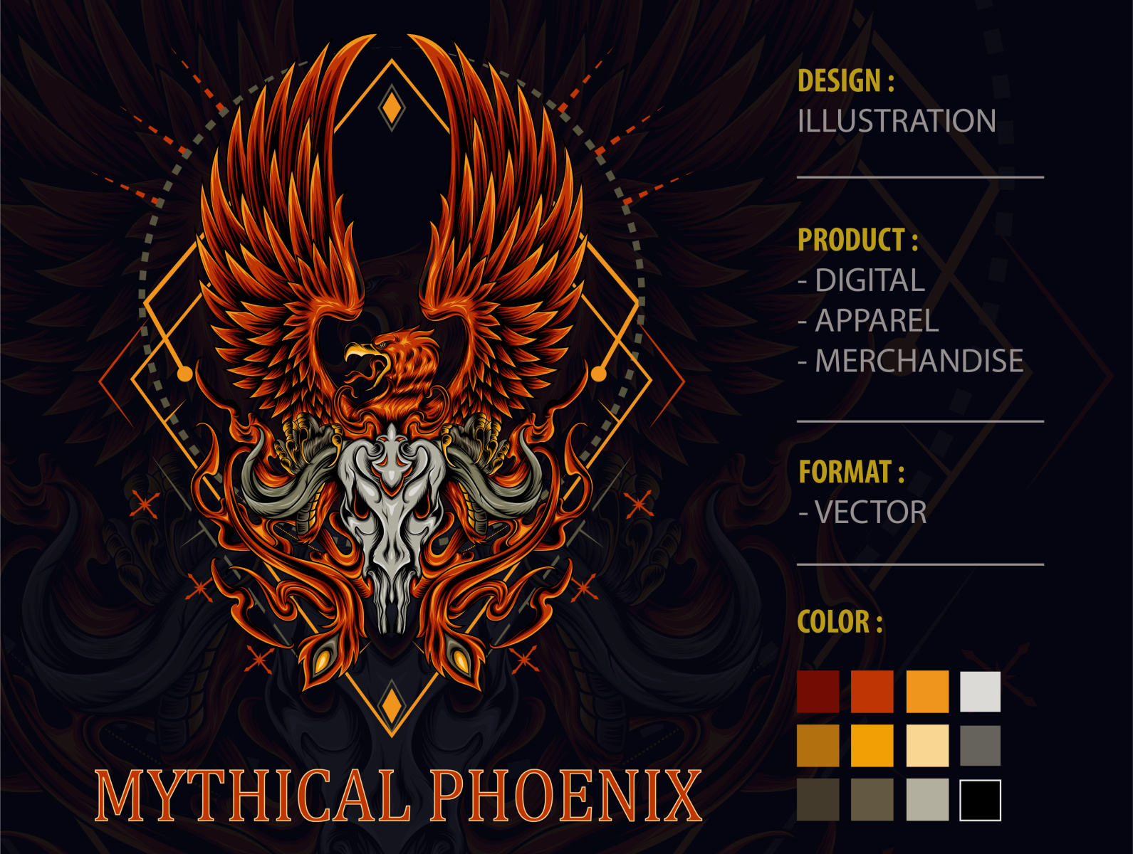 Mythical Phoenix by AGORA on Dribbble