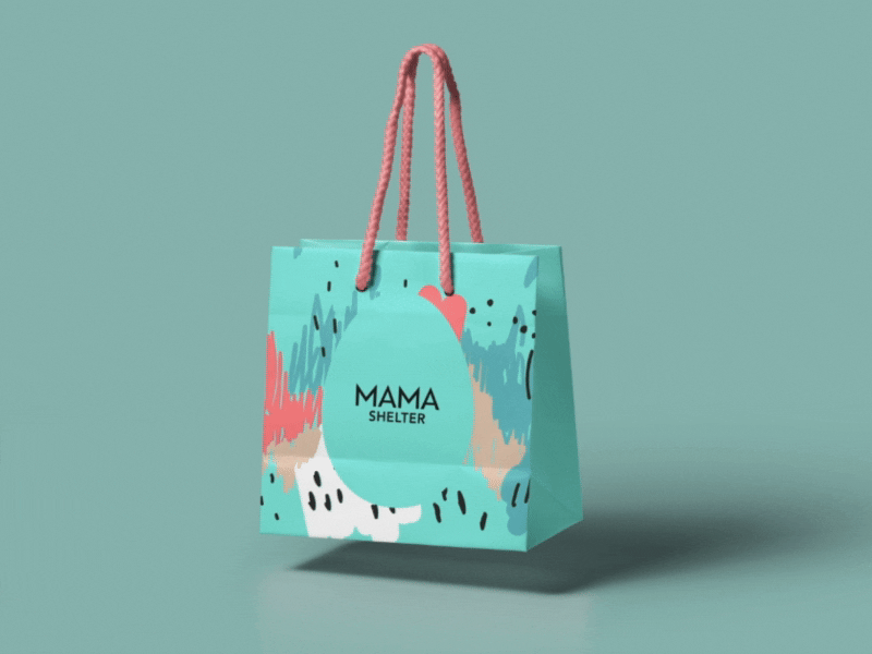 Mama Shelter branding by Adrien DONOT on Dribbble