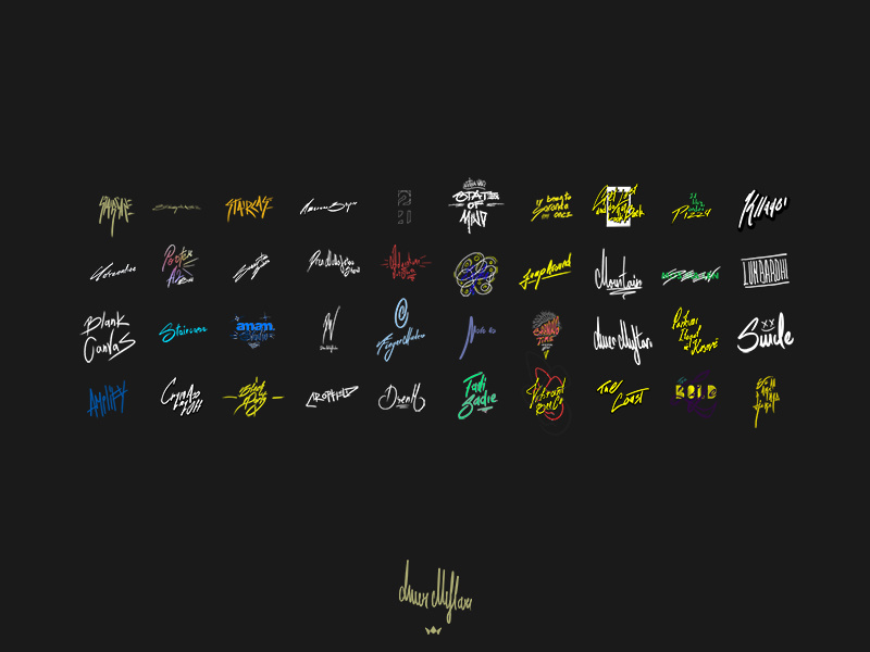 Lettering showcase by Amer on Dribbble