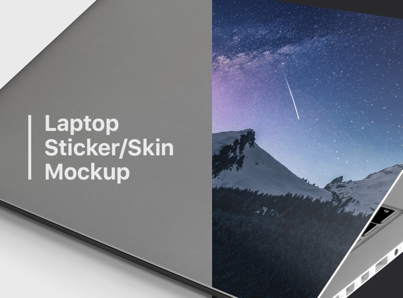 Free Laptop Sticker Mockup by Jamie Chou on Dribbble