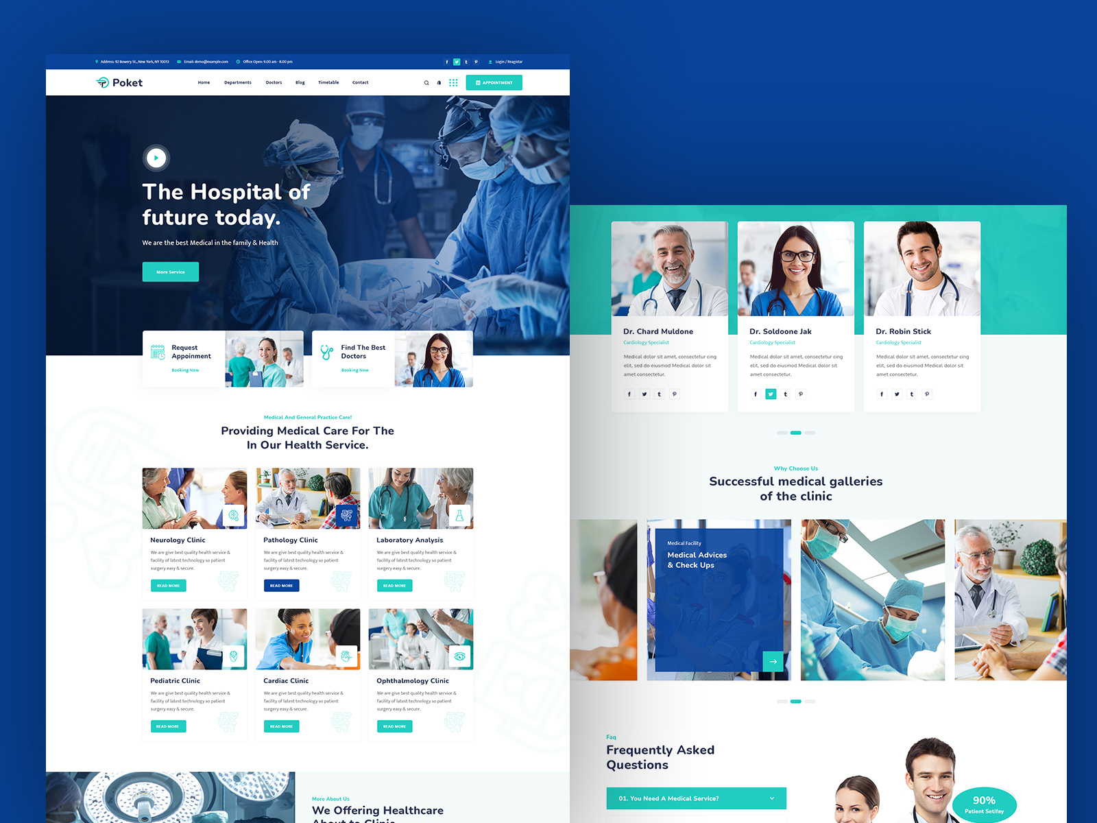 Medical Psd Template by UI/UX EXPERT on Dribbble