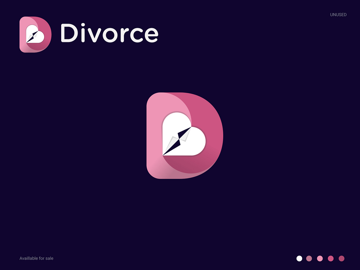 Divorce Logo by GreatVect - Logo Designer on Dribbble