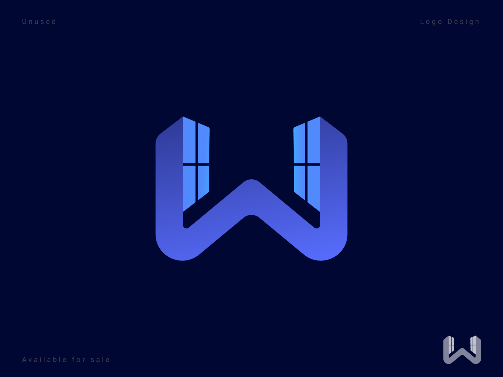 W+Window Logo by GreatVect - Logo Designer on Dribbble