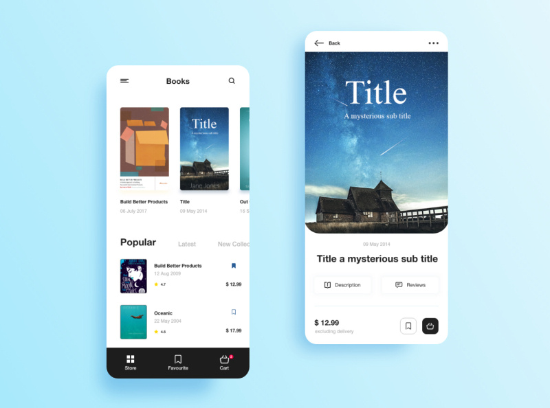Book App by Abdulrahman Taha on Dribbble