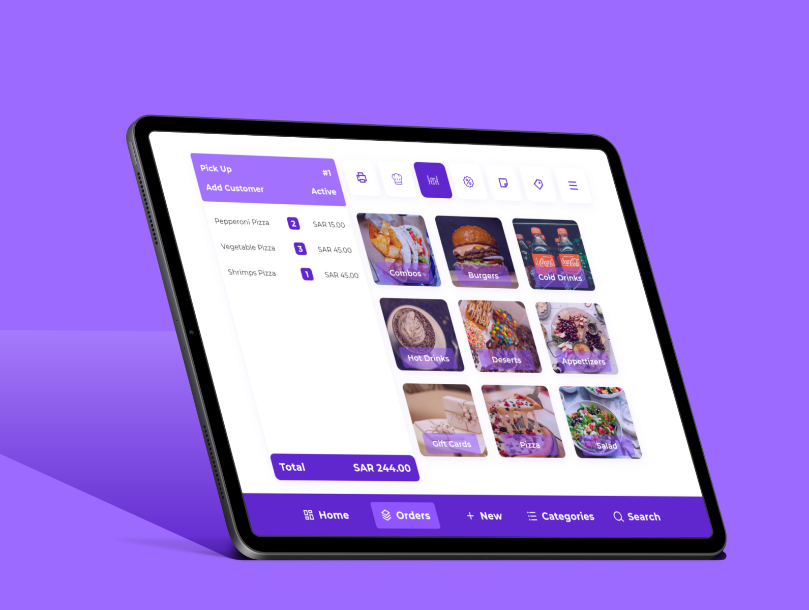 Restaurant POS by Bilal Rehman on Dribbble