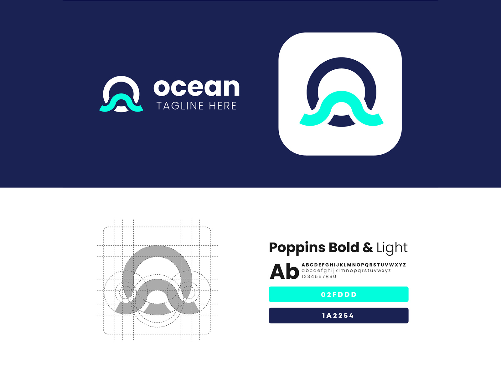 Ocean Wave Letter O Logo Design by Stacktive Studio on Dribbble