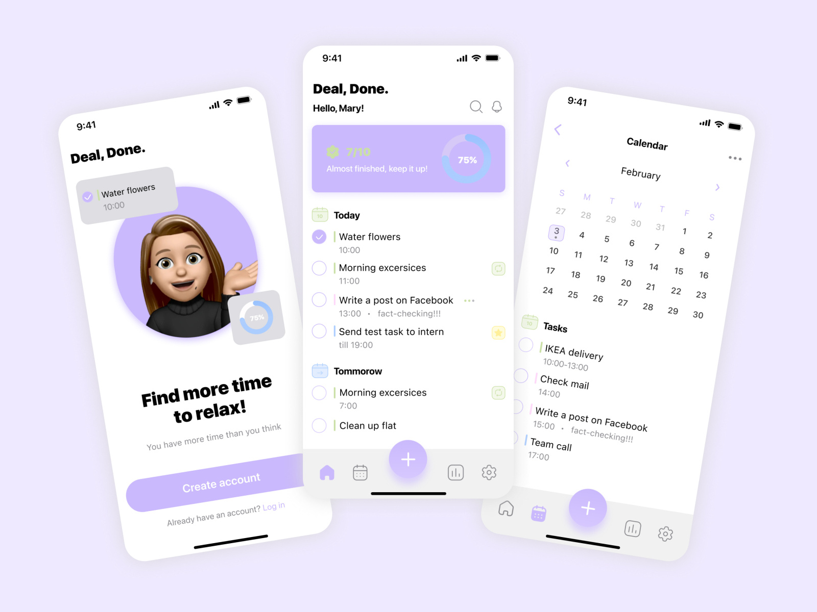 To-do App by Maria Sakal on Dribbble