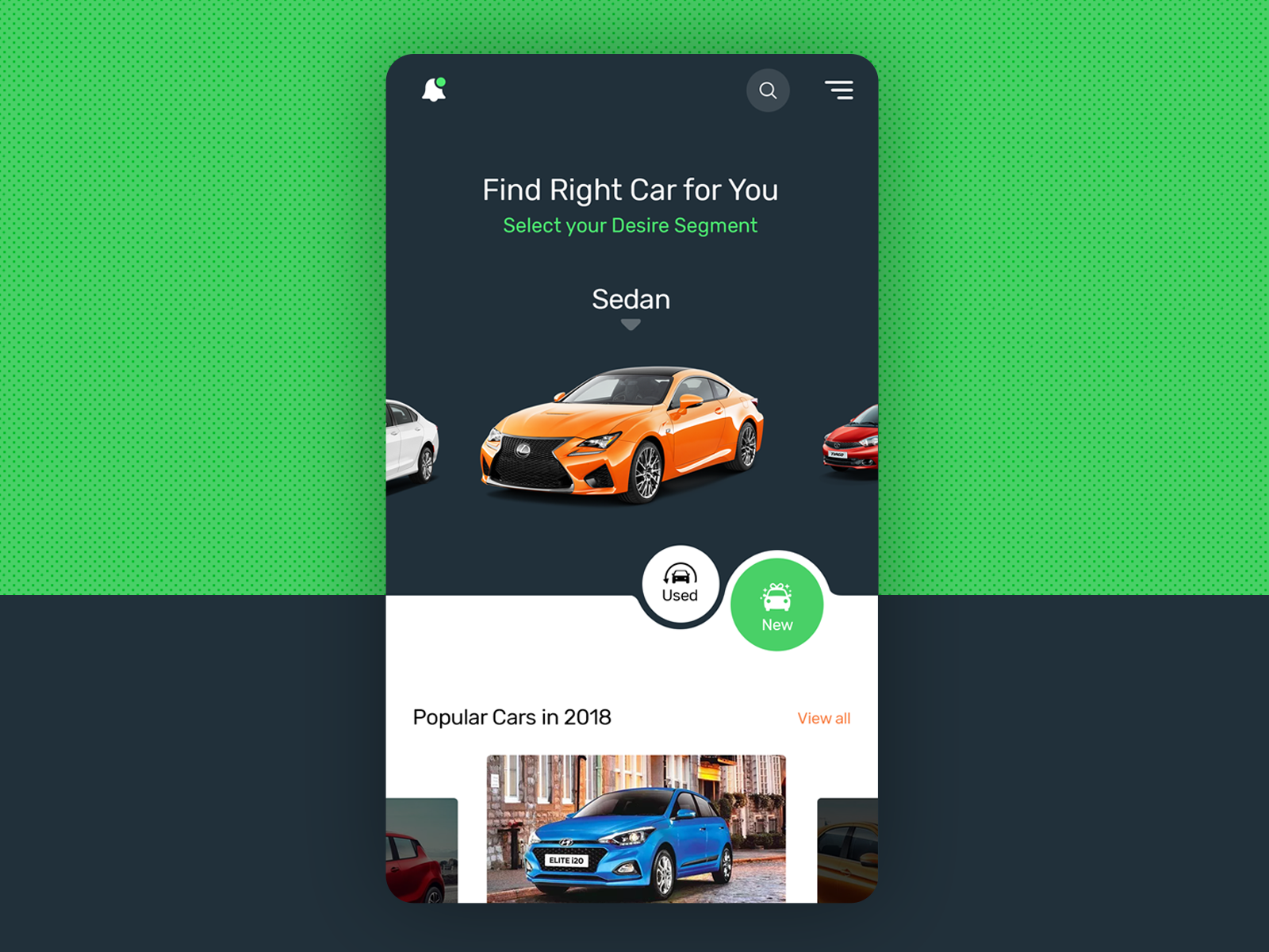 Car App by Nitin_kr on Dribbble