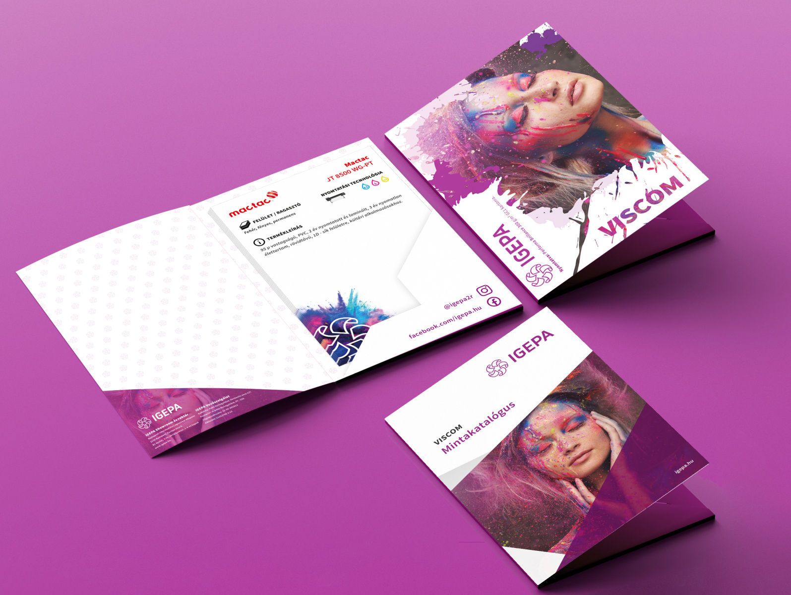 IGEPA Viscom Sample Book Mockup by Tamás Nánási on Dribbble