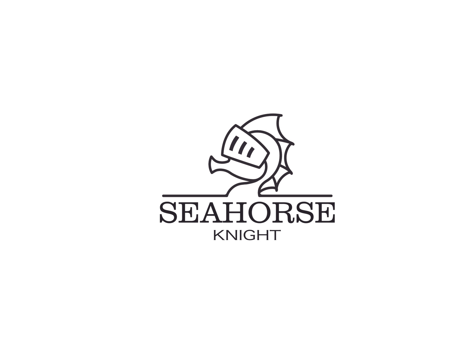 SEAHORSE KNIGHT logo by 于露露Runcci on Dribbble