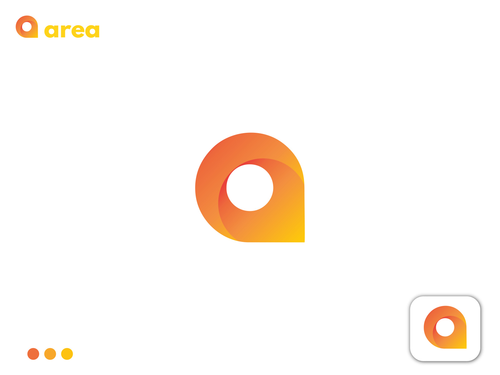 Area - Location finder apps logo by Deesign Plus on Dribbble