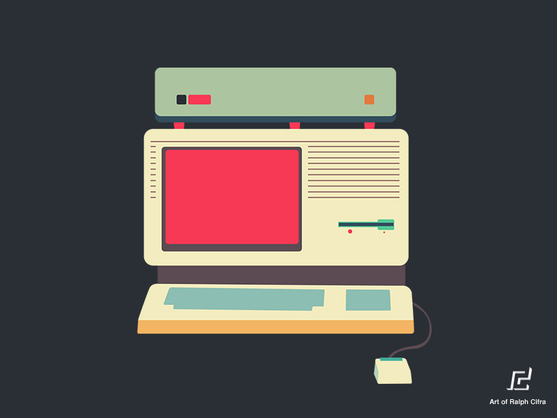 Apple Lisa by Ralph Cifra on Dribbble