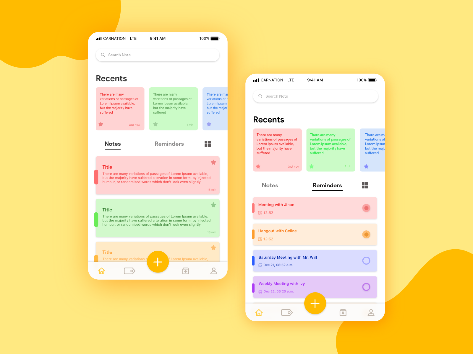 Note Apps (Google Keep Redesign) by Nadia Hikmah on Dribbble