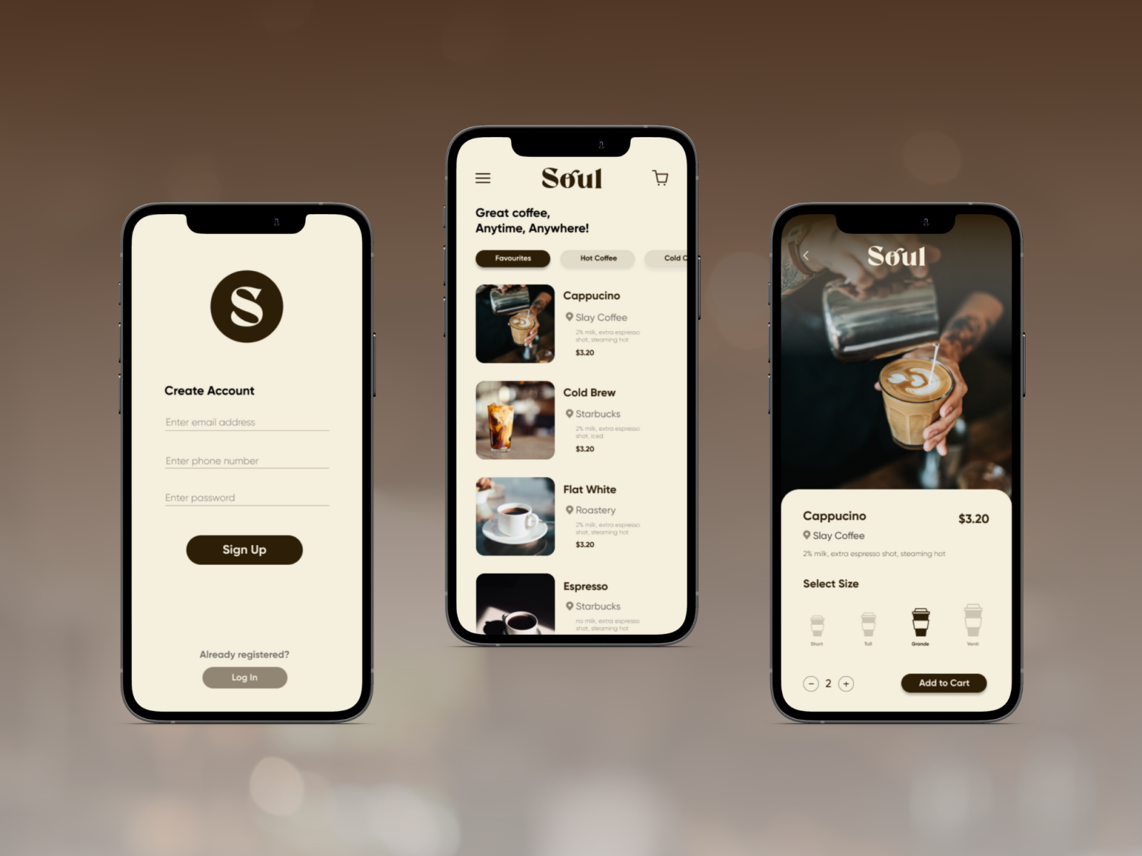 Soul Coffee UI Design by Akanksha Yadav on Dribbble