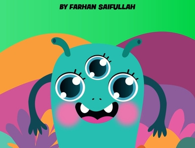 Cute Monster 2.O 2d Illustration by Farhan Saifullah on Dribbble