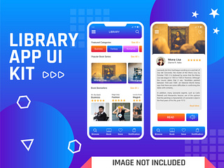 Library App designs, themes, templates and downloadable graphic ...