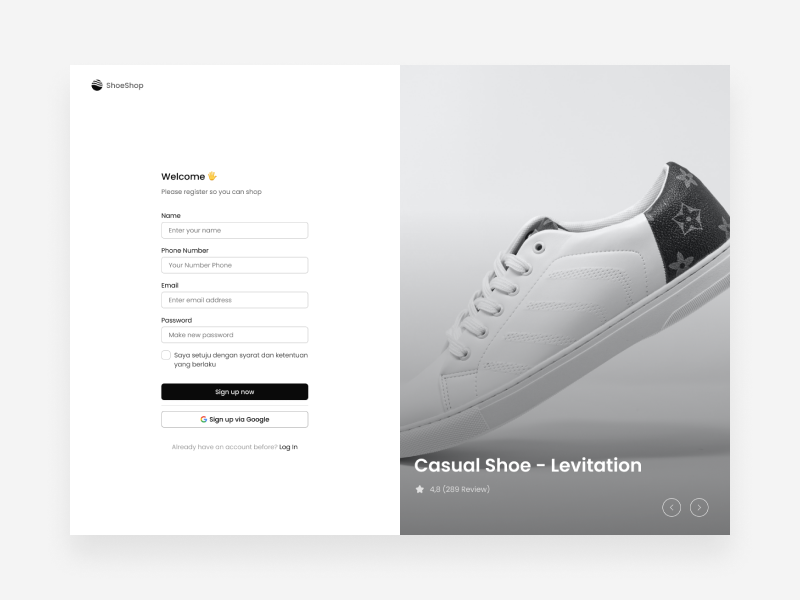 DailyUI - Sign Up Page by Mukhamad Ulinnuha Rozzaki on Dribbble