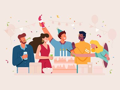 Party by Felic Art on Dribbble