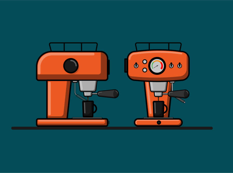 Coffee Machine #1 by nico febrio on Dribbble