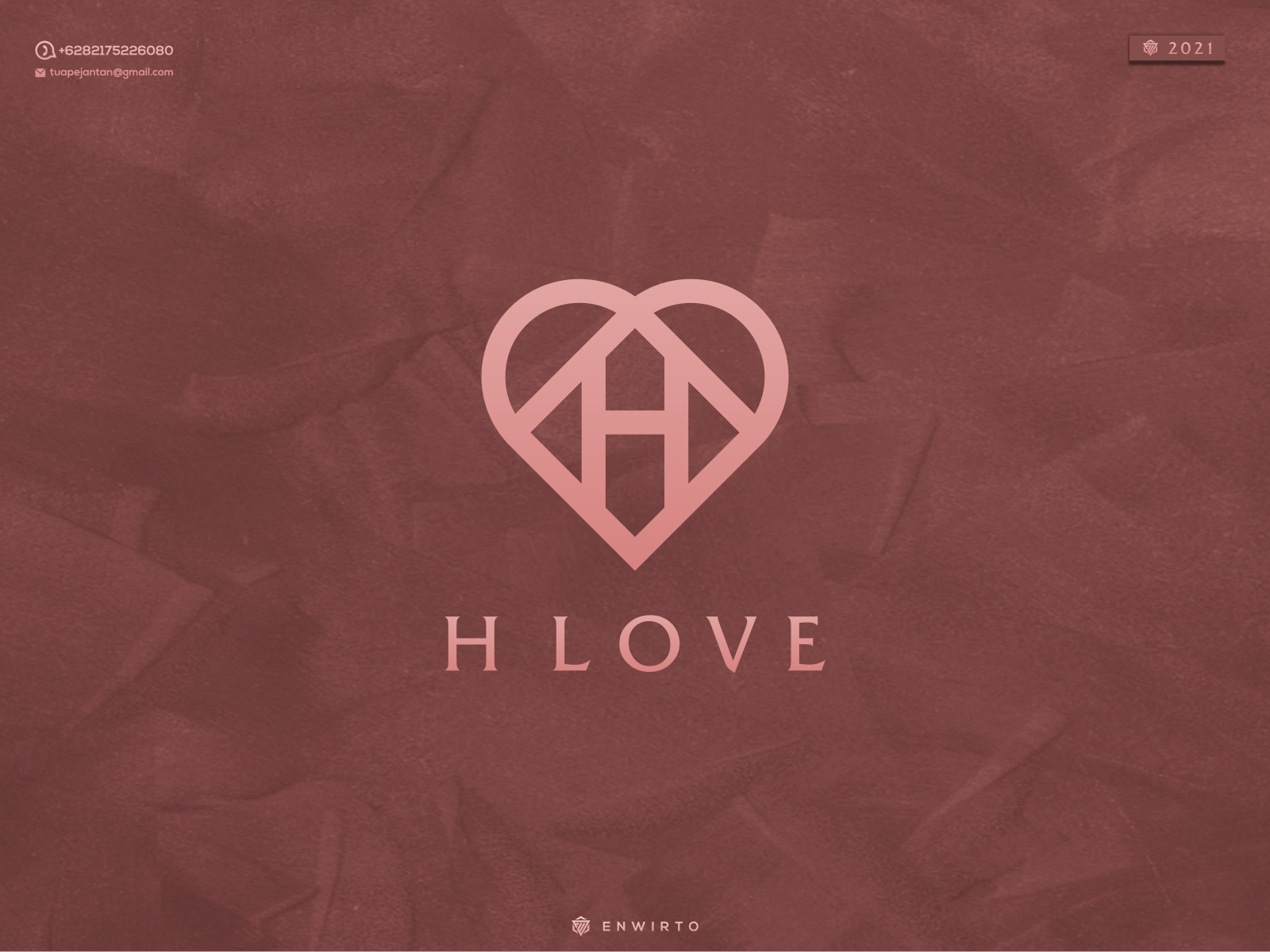 LOVE H Concept Logo by Enwirto on Dribbble
