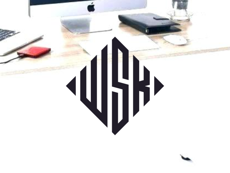 WSK Monogram logo design by Enwirto on Dribbble
