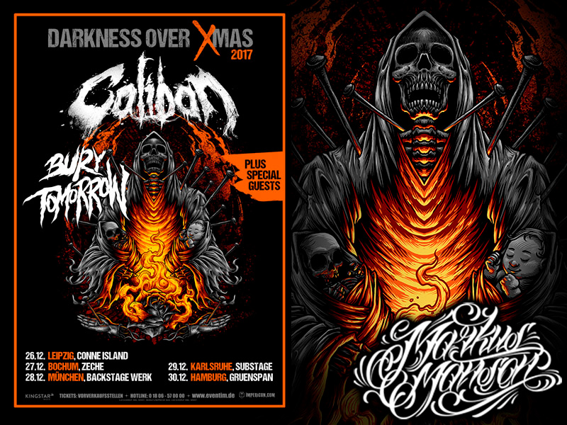 CALIBAN BORN AFTER DEATH by Markus Wiriahadinata on Dribbble