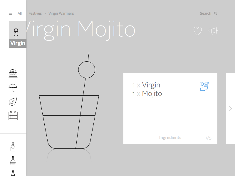 hover sidebar by david udvardy on Dribbble