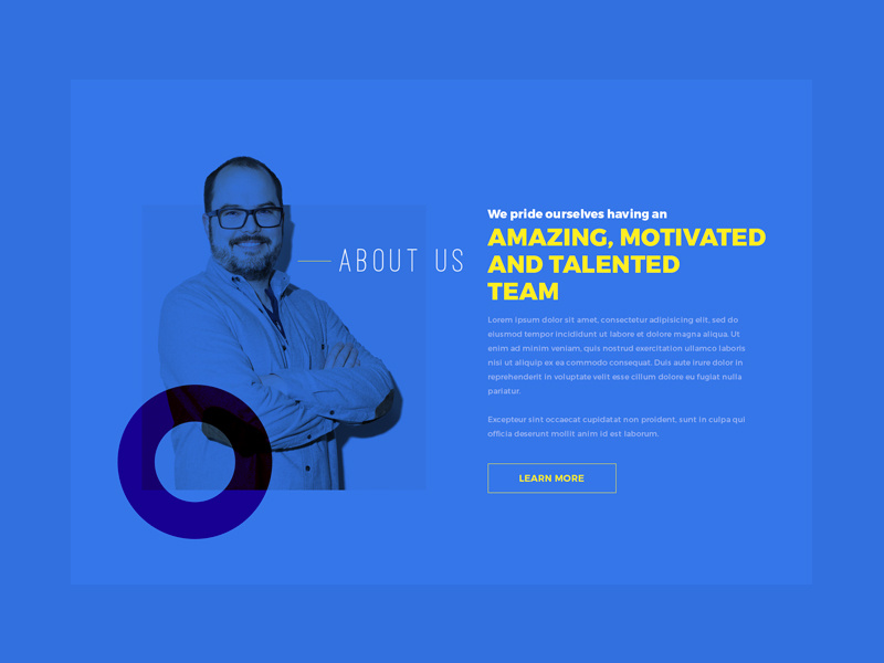 About Us by Ashok Suthar on Dribbble