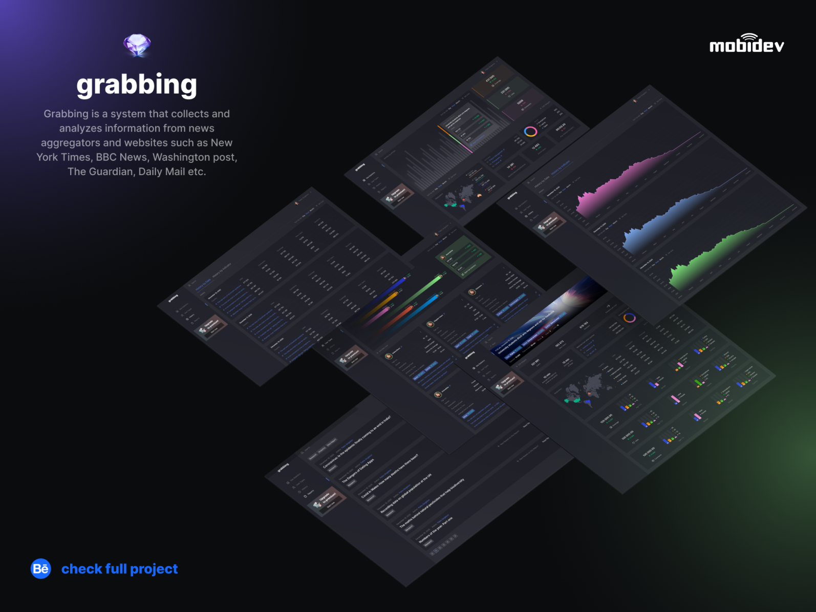 Grabbing (UI/UX) by MobiDev on Dribbble