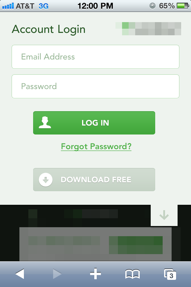 Dribbble - real-pixels-login.png by Ben Cline