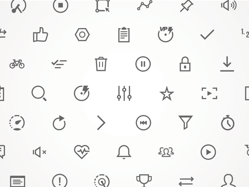 TrainerRoad Icon Set by Chris Burda for TrainerRoad on Dribbble