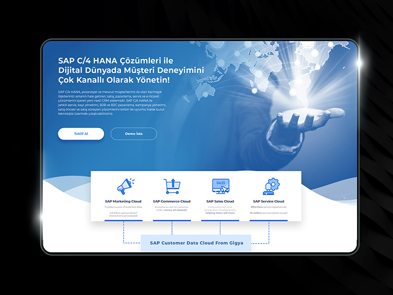 BTC - Landing Page Project by Z Takımı on Dribbble