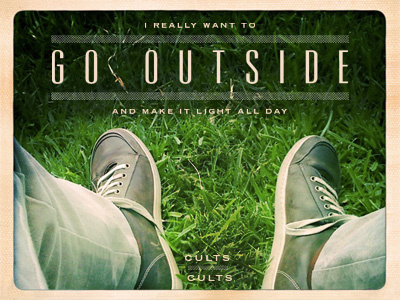 Cults Album Art Inspiration by Brittan Pittman on Dribbble