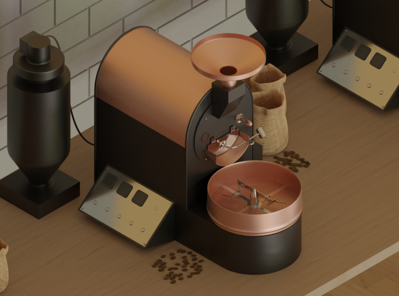 Coffee Roaster by Lucas Becker on Dribbble