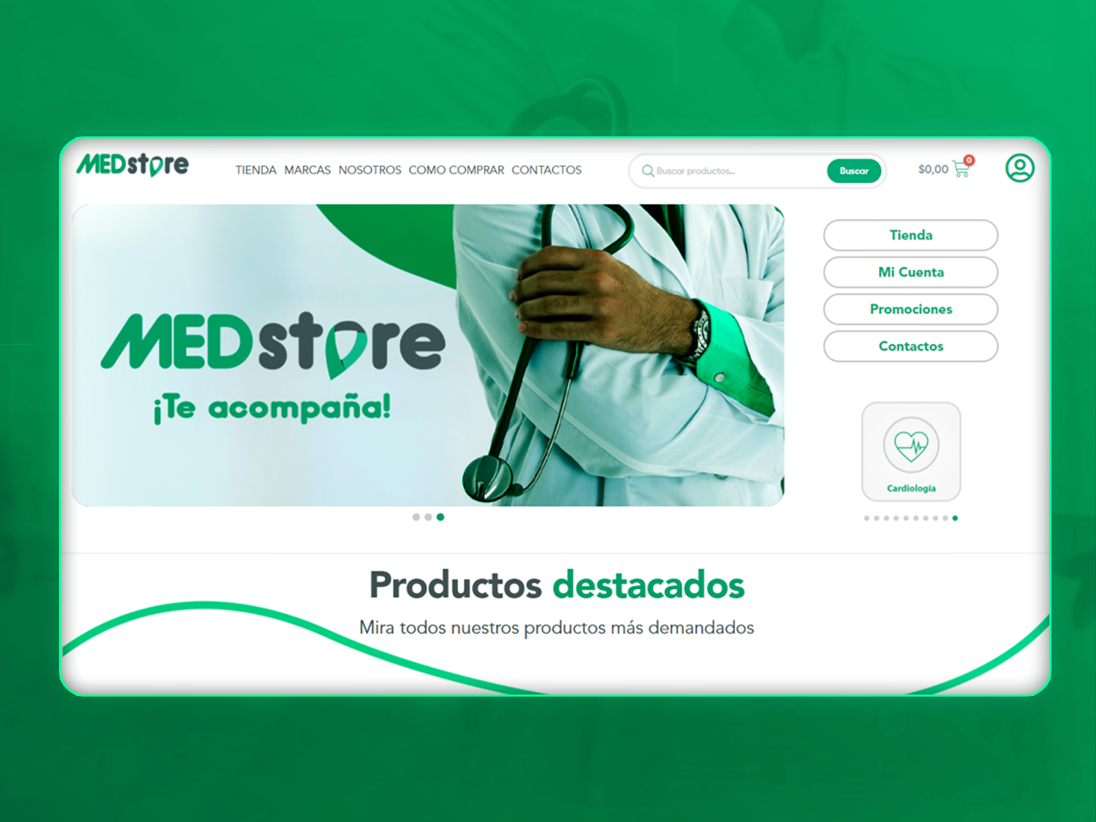 E-Commerce design and development for MedStore medical supplies by Jeco ...