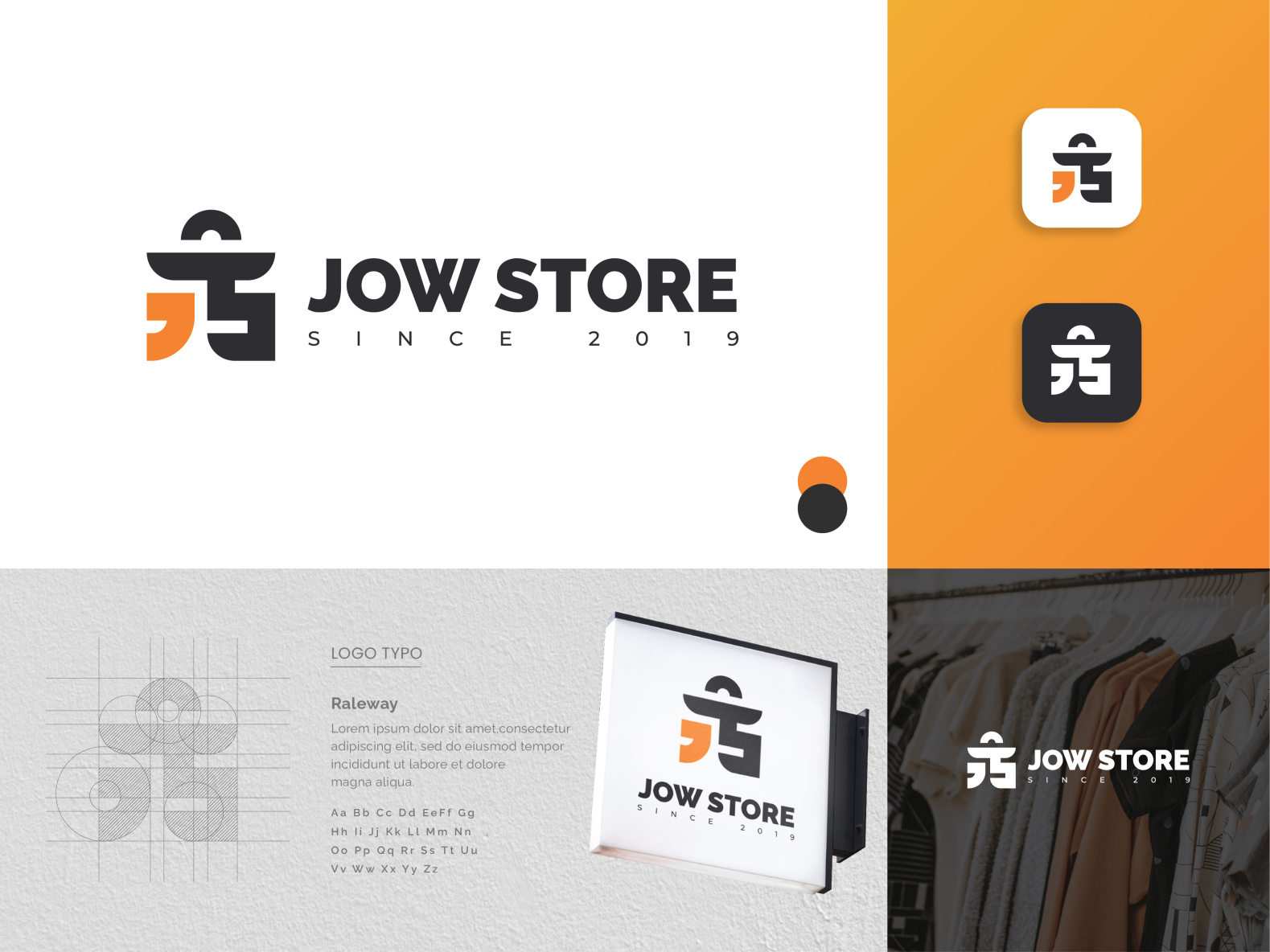 Jow Store - Minimalist & Simple Logo Design by Muhamad Rinaldi on Dribbble