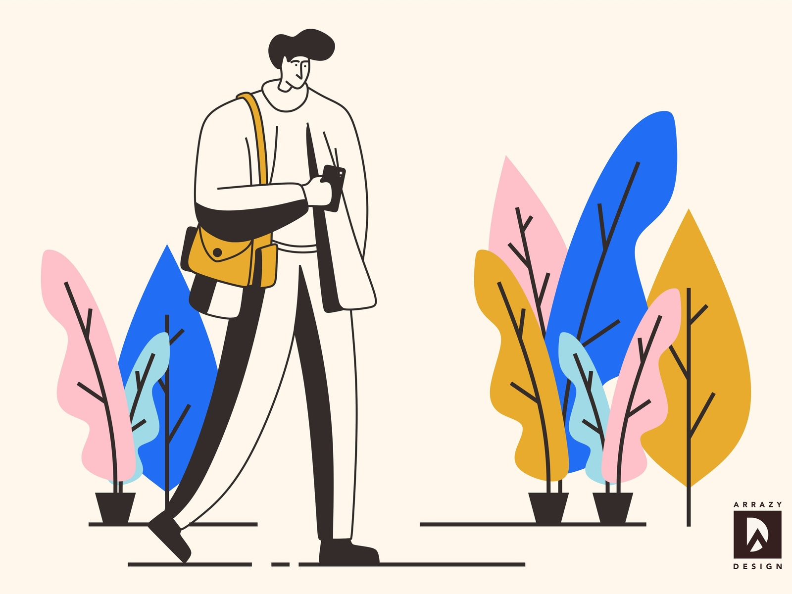 Man Line by Arrazy Design on Dribbble