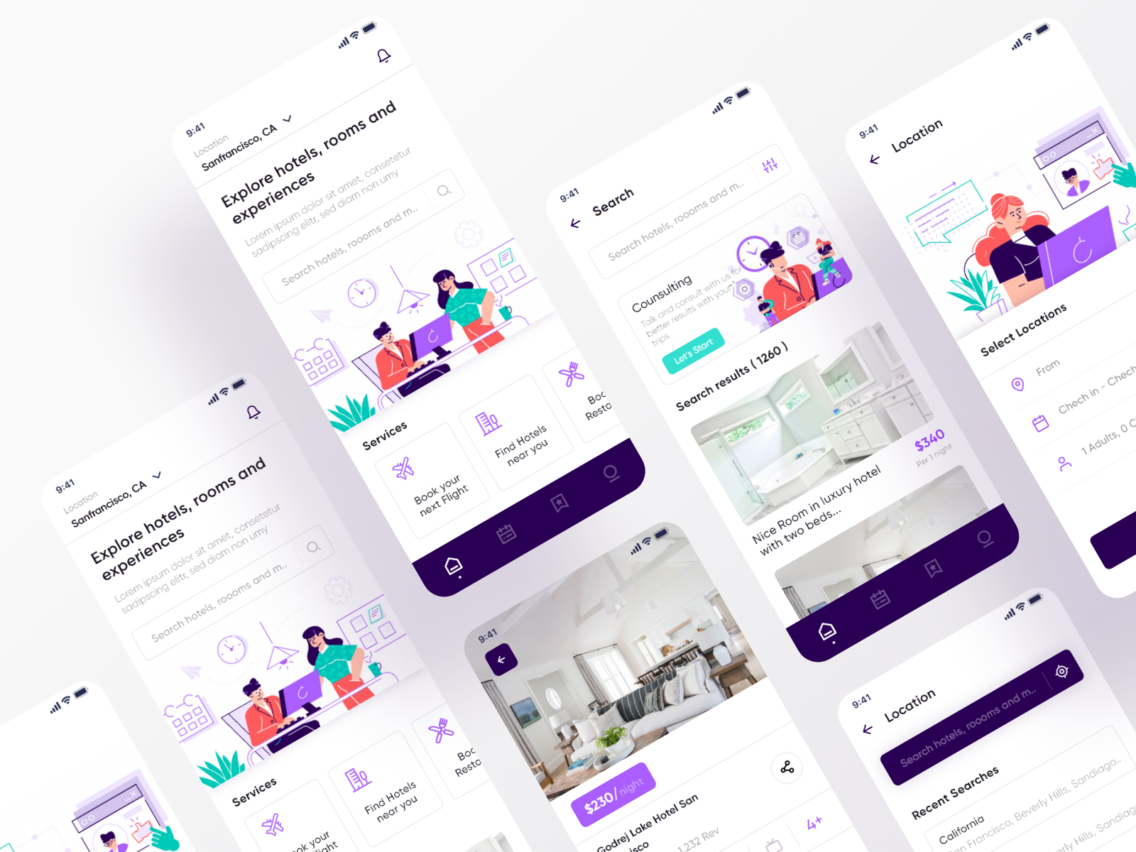 Navo Travel App Ui Kit by Danish Mehrab for Maple Design on Dribbble