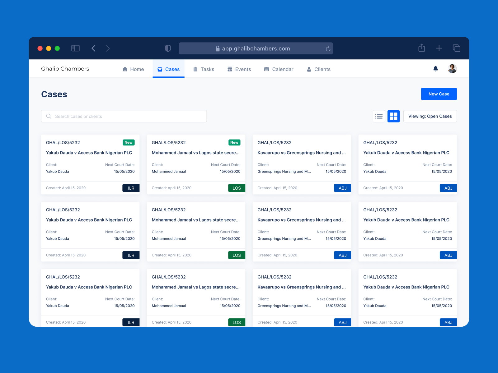Cases | Case Management Platform by Aderinsola Oluwafemi on Dribbble