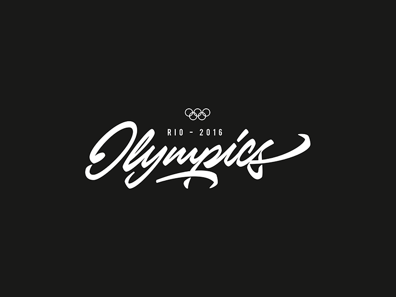 Rio 2016 Olympics Lettering by Ste Bradbury on Dribbble