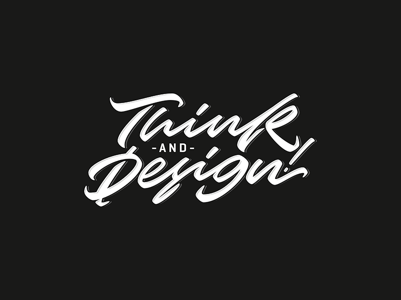 Think & Design! by Ste Bradbury on Dribbble