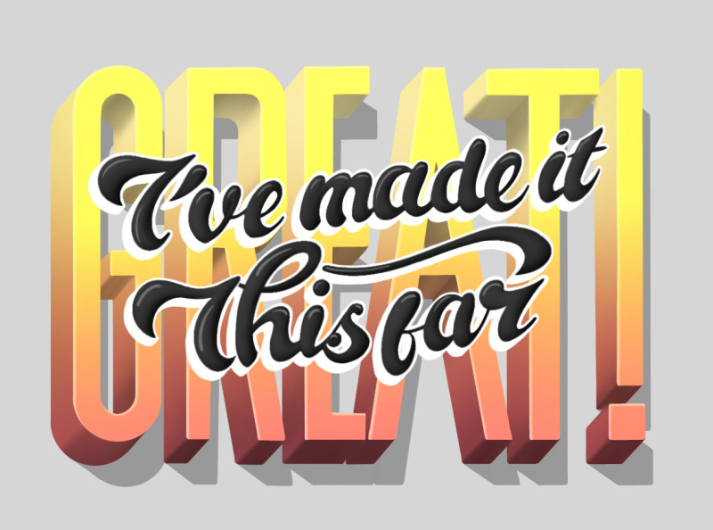 Lettering #2 by Ruth Gommershtadt on Dribbble