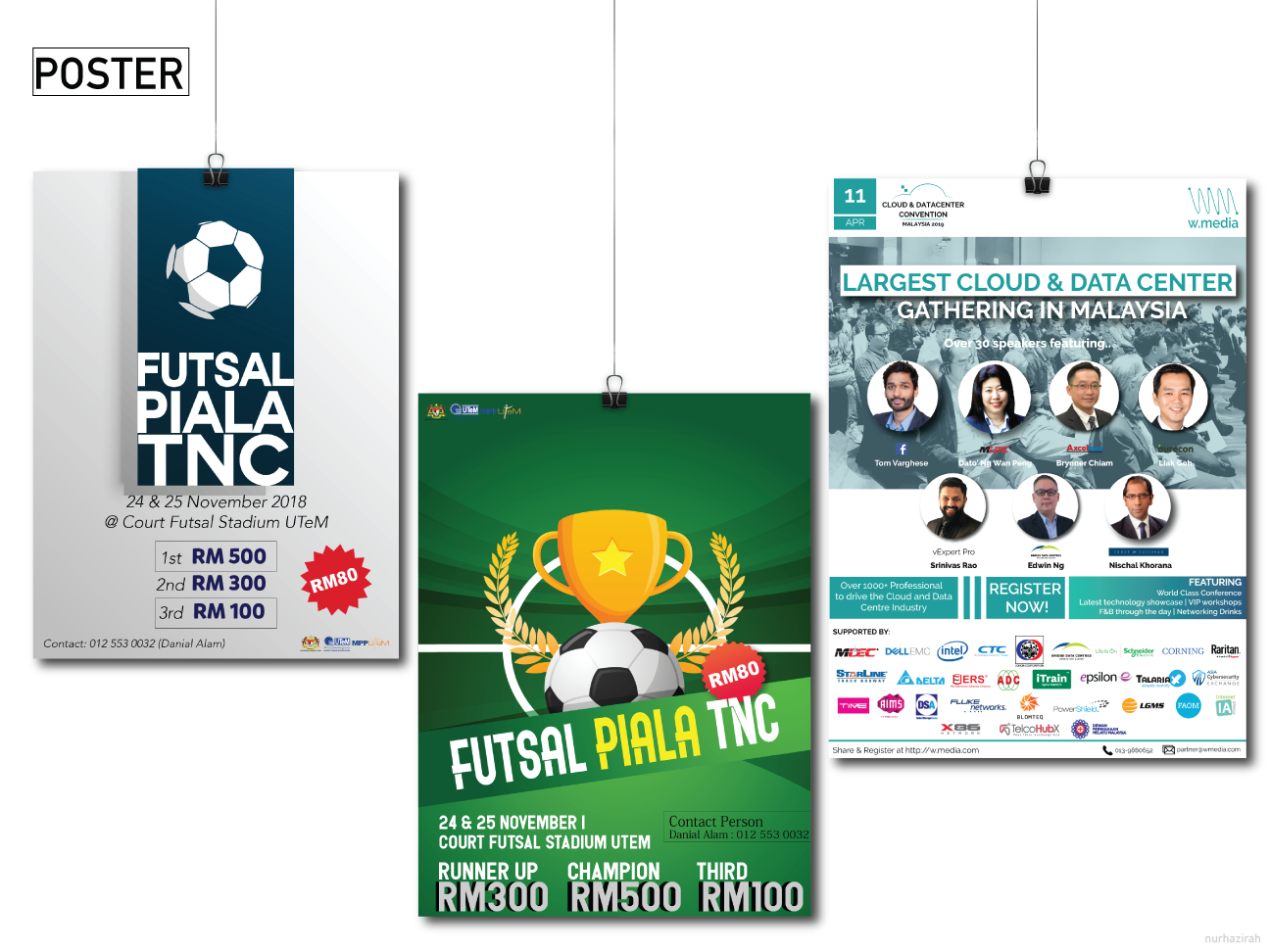 Poster by Nur Hazirah on Dribbble