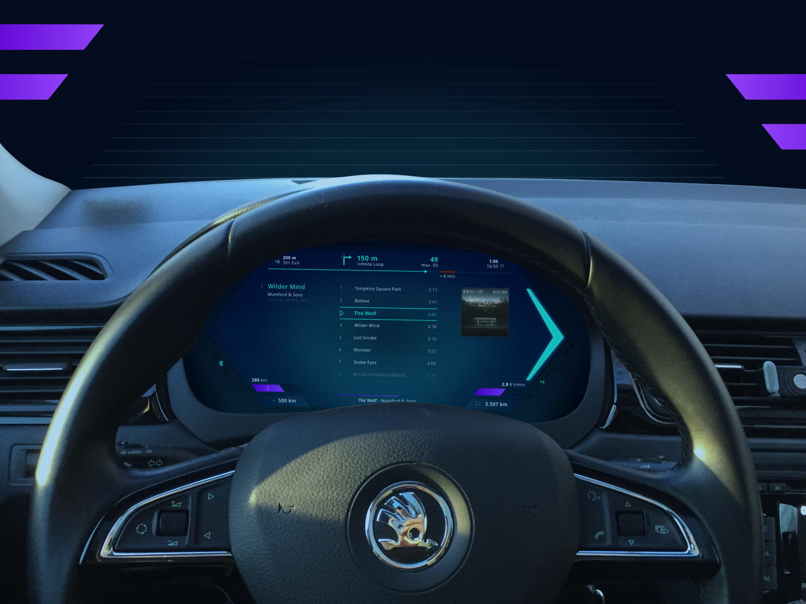 Car Cockpit by Sascha Straß on Dribbble