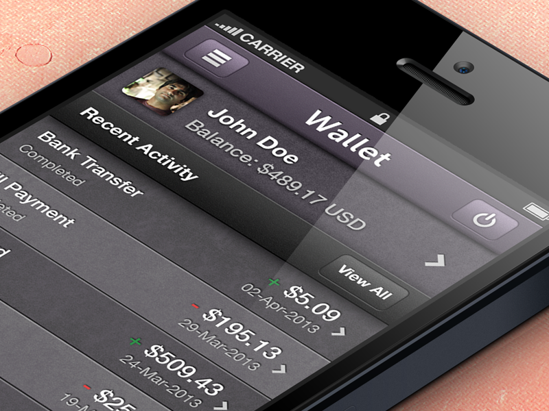 Wallet - Dashboard by Asif Aleem on Dribbble