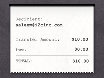 Receipt - Verify Details by Asif Aleem on Dribbble