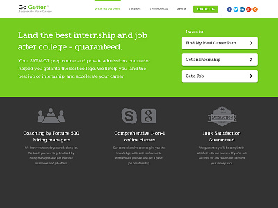 Go Getter - Home Redesign by Asif Aleem on Dribbble