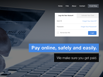 Login - Landing Page Design by Asif Aleem on Dribbble